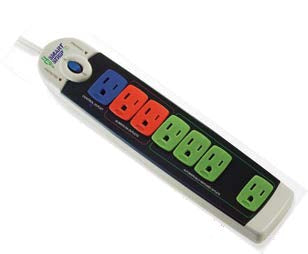 LED Phantom Smart Strip Surge Protector - Power & Protection